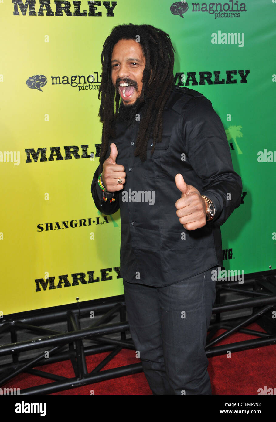 LOS ANGELES, CA - APRIL 17, 2012: Rohan Marley at the Los Angeles ...