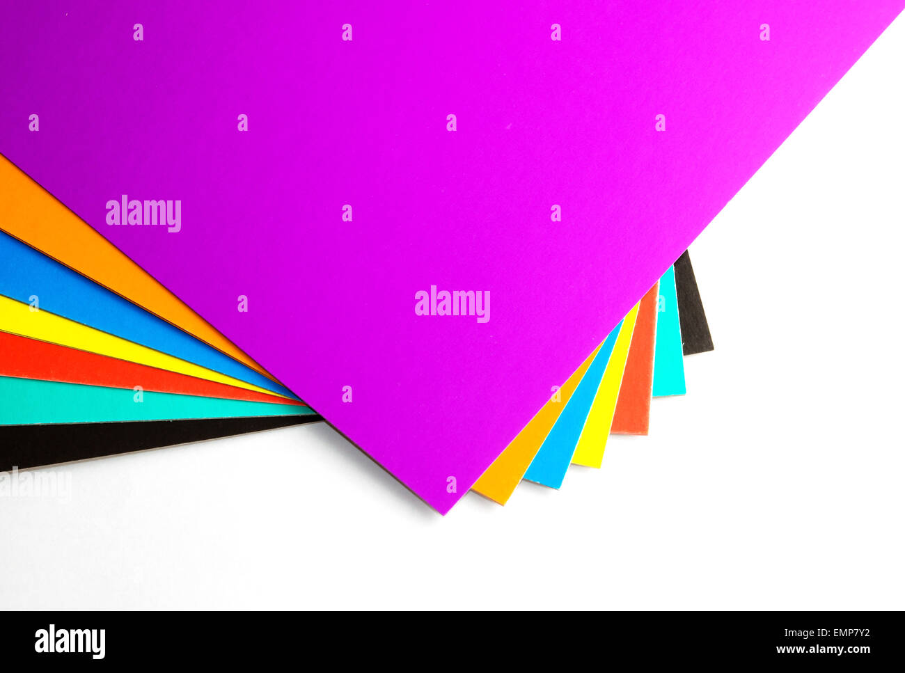 Accurately spread out color cardboard. It is possible to use as a color ...