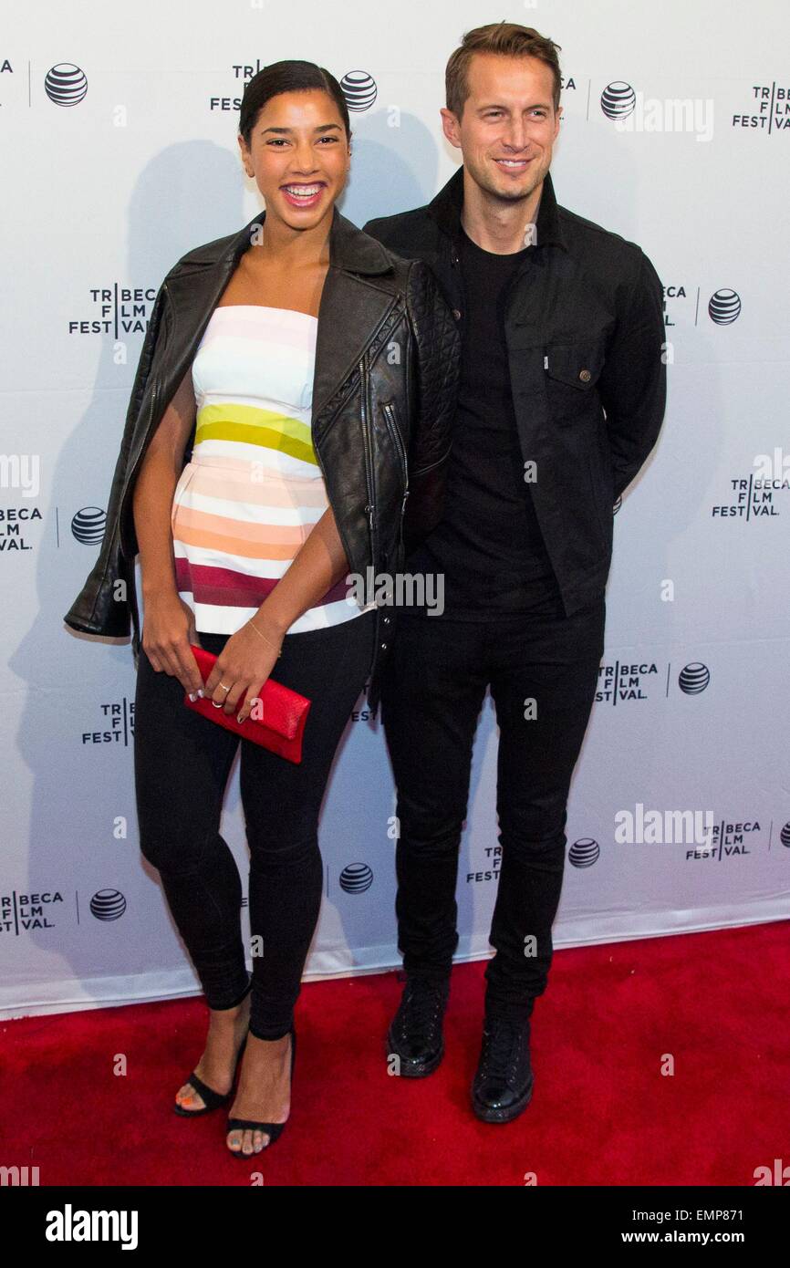 New York, NY, USA. 22nd Apr, 2015. Hannah Bronfman, Brendan Fallis at ...