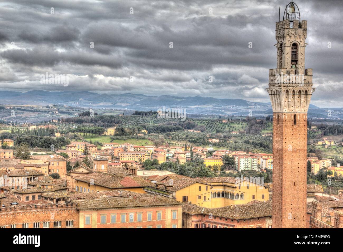 a view of Siena,Italy Stock Photo - Alamy