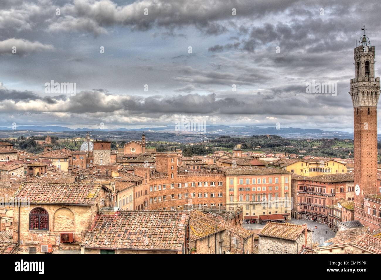 a view of Siena,Italy Stock Photo - Alamy