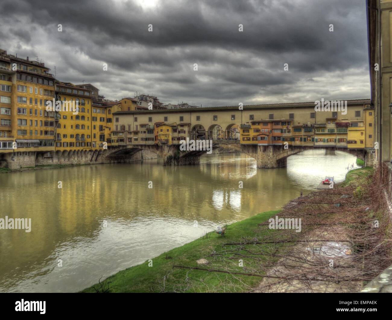 A view of Florence Old Bridge,Italy Stock Photo - Alamy