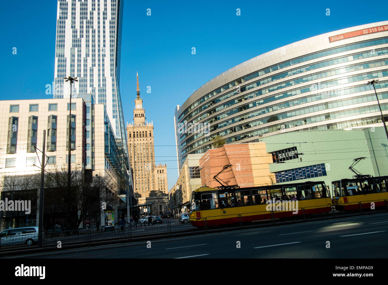 Modern architecture, Warsaw, Poland Stock Photo - Alamy