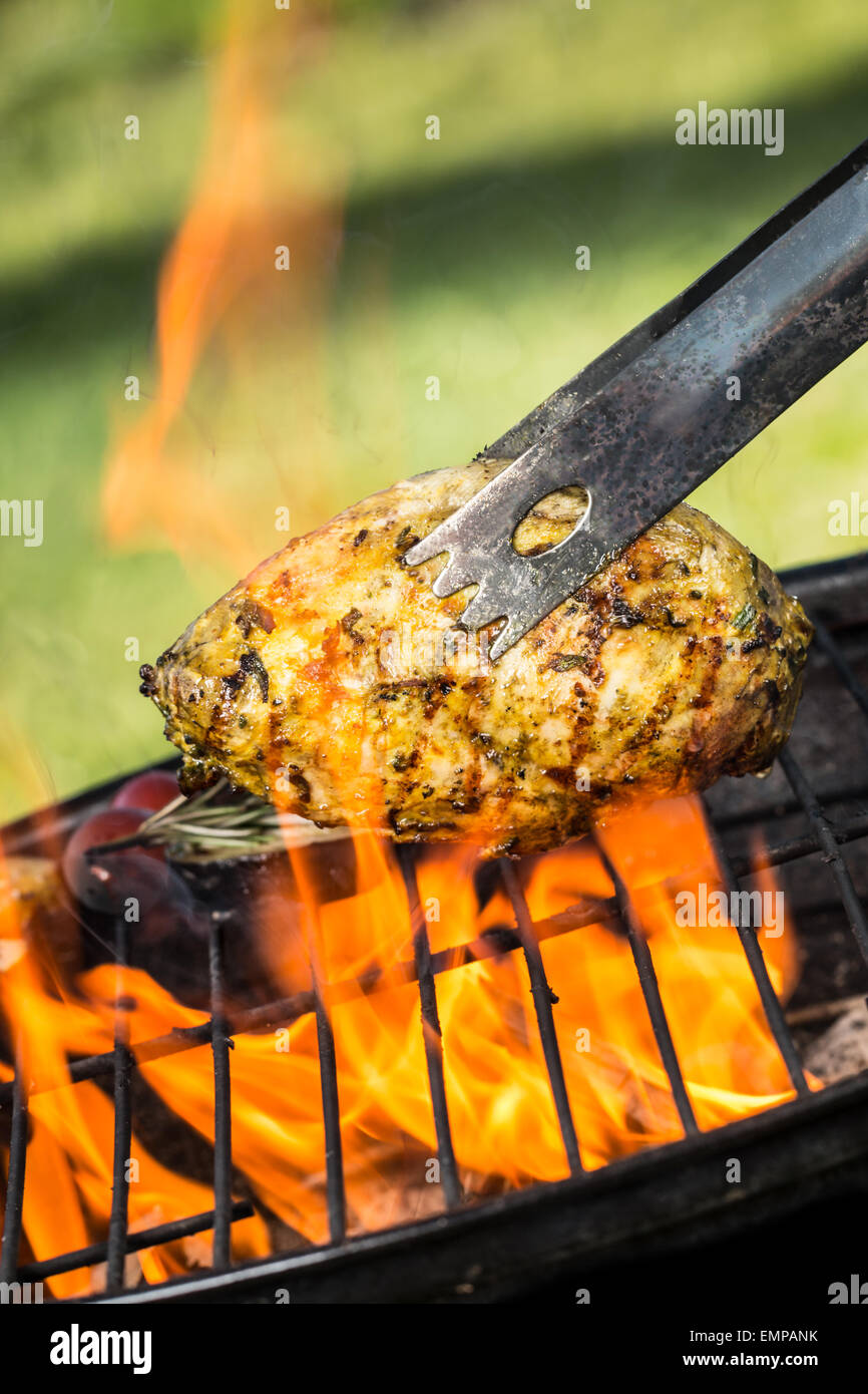 Chicken steak hi-res stock photography and images - Alamy
