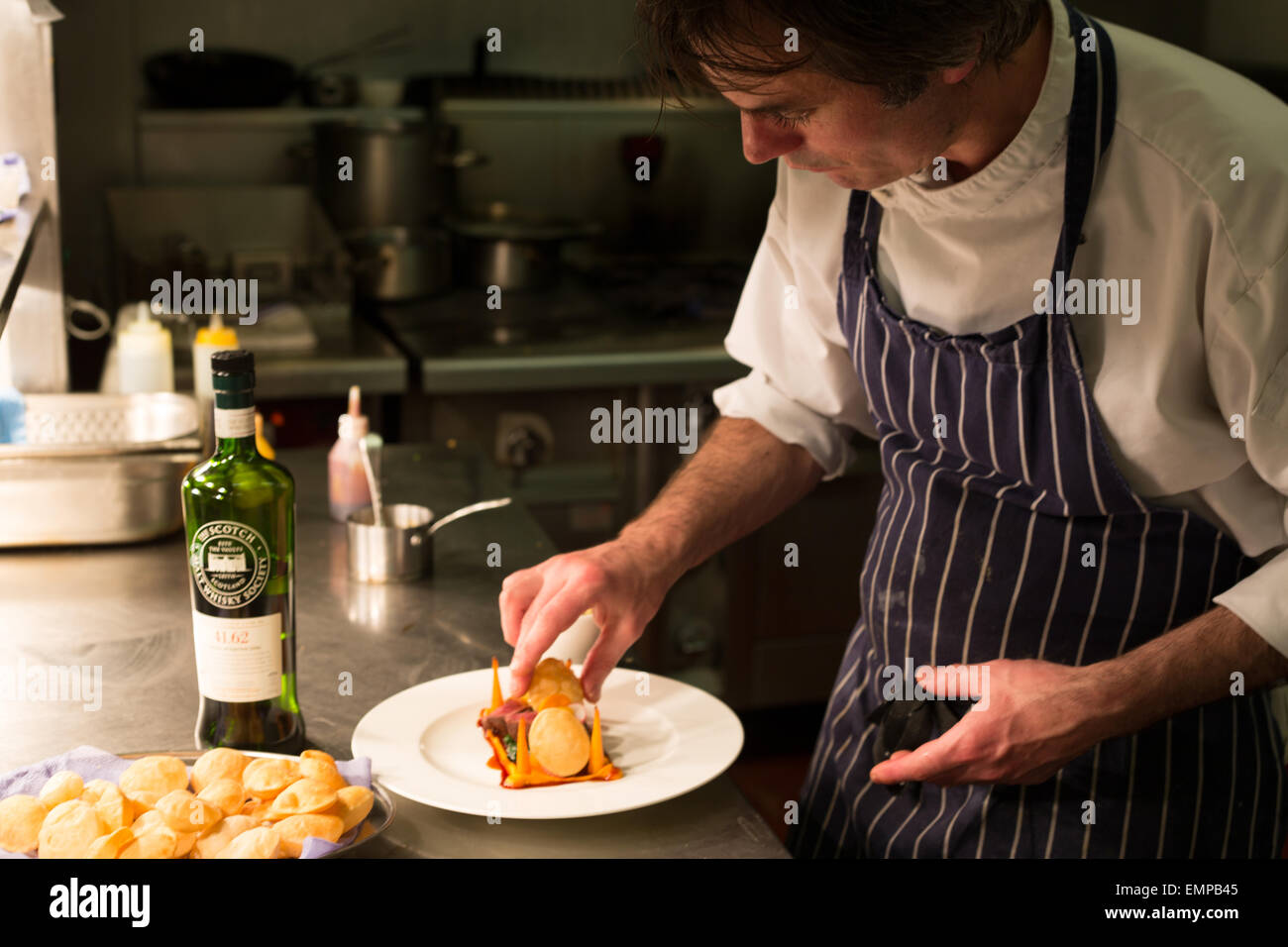 In the kitchens with James Freeman, chef at Scottish Malt Whisky ...