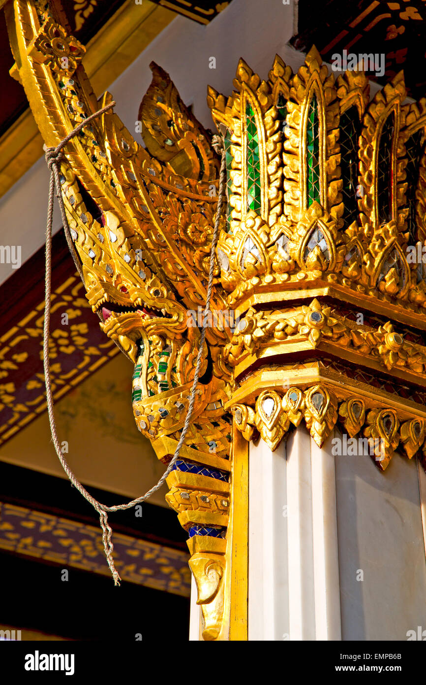 kho samui bangkok in thailand incision of the buddha gold temple Stock ...