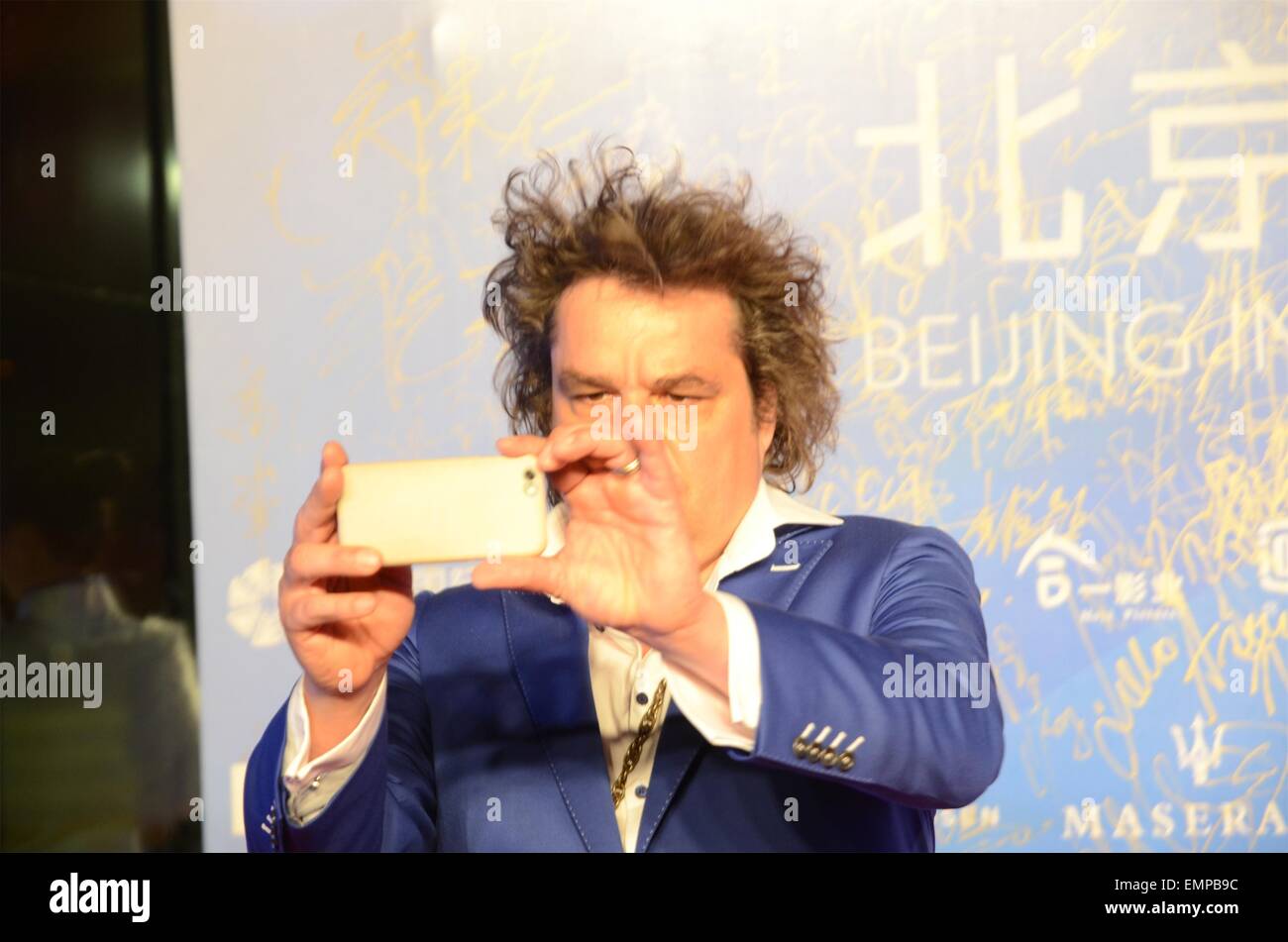 Beijing, China. 23rd April, 2015. Actor Frank Ramos at the ''La scelta ...