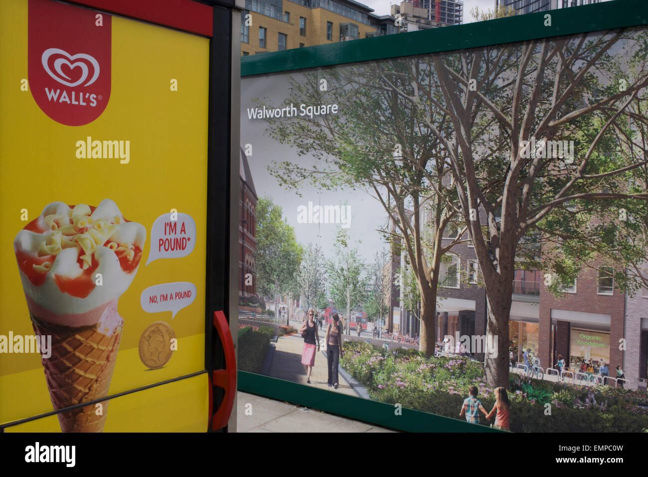 Ice cream ad hi-res stock photography and images - Alamy