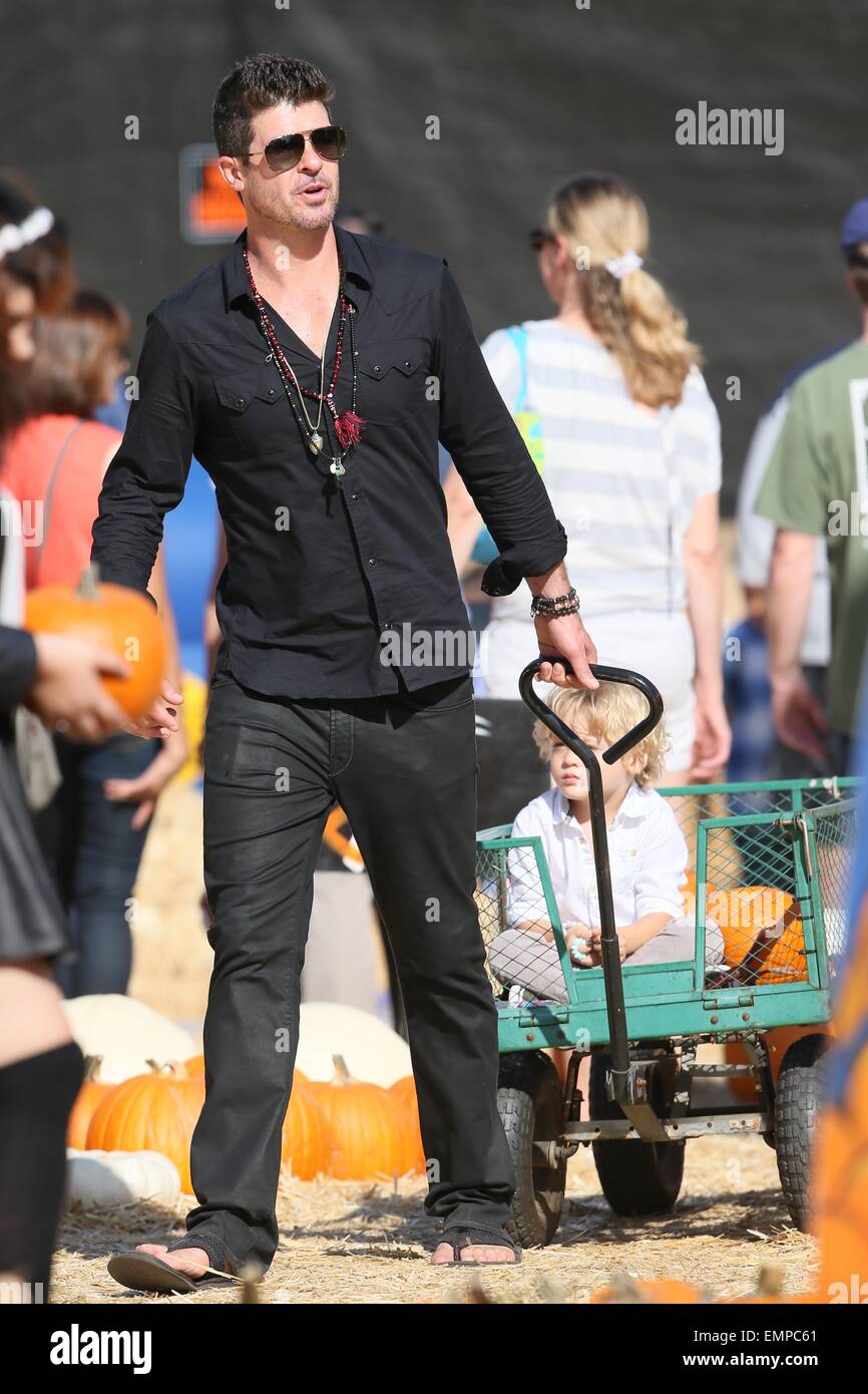 Her son julian thicke and robin hi-res stock photography and images - Alamy