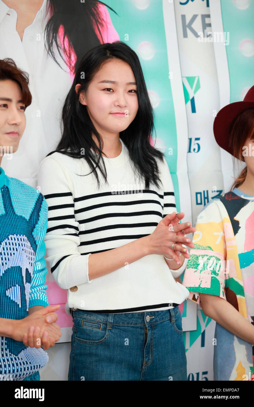 ZEA Kwang-hee Hwang attends 'Beauty Bible 2015' in Seoul, South Korea ...