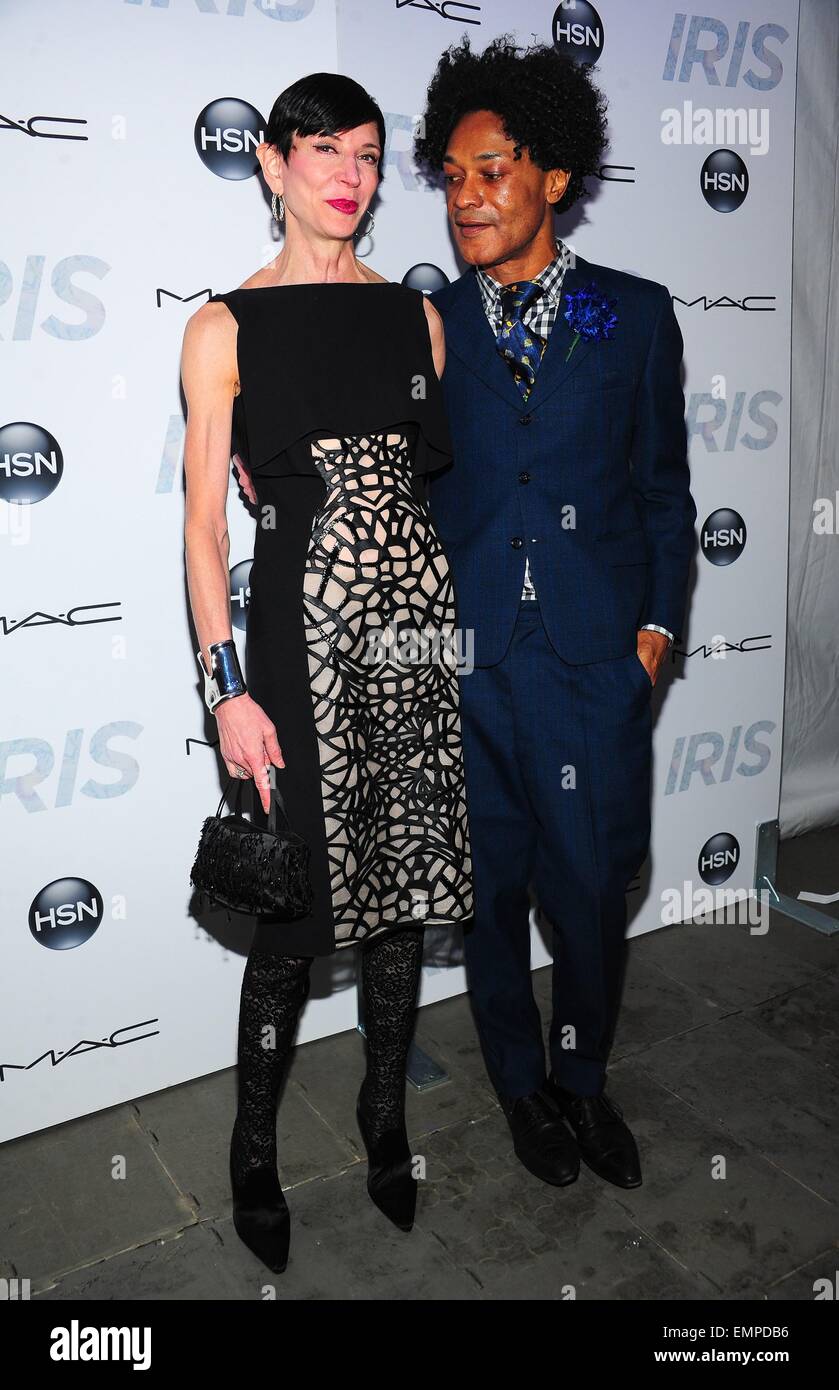 New York, NY, USA. 22nd Apr, 2015. Amy Fine Collins, Ike Ude at ...