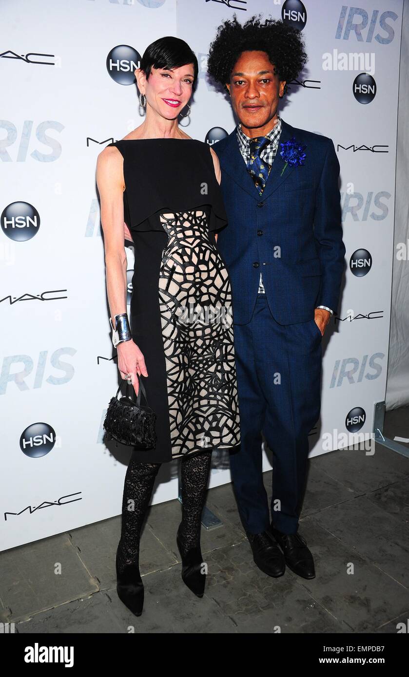 New York, NY, USA. 22nd Apr, 2015. Amy Fine Collins, Ike Ude at ...