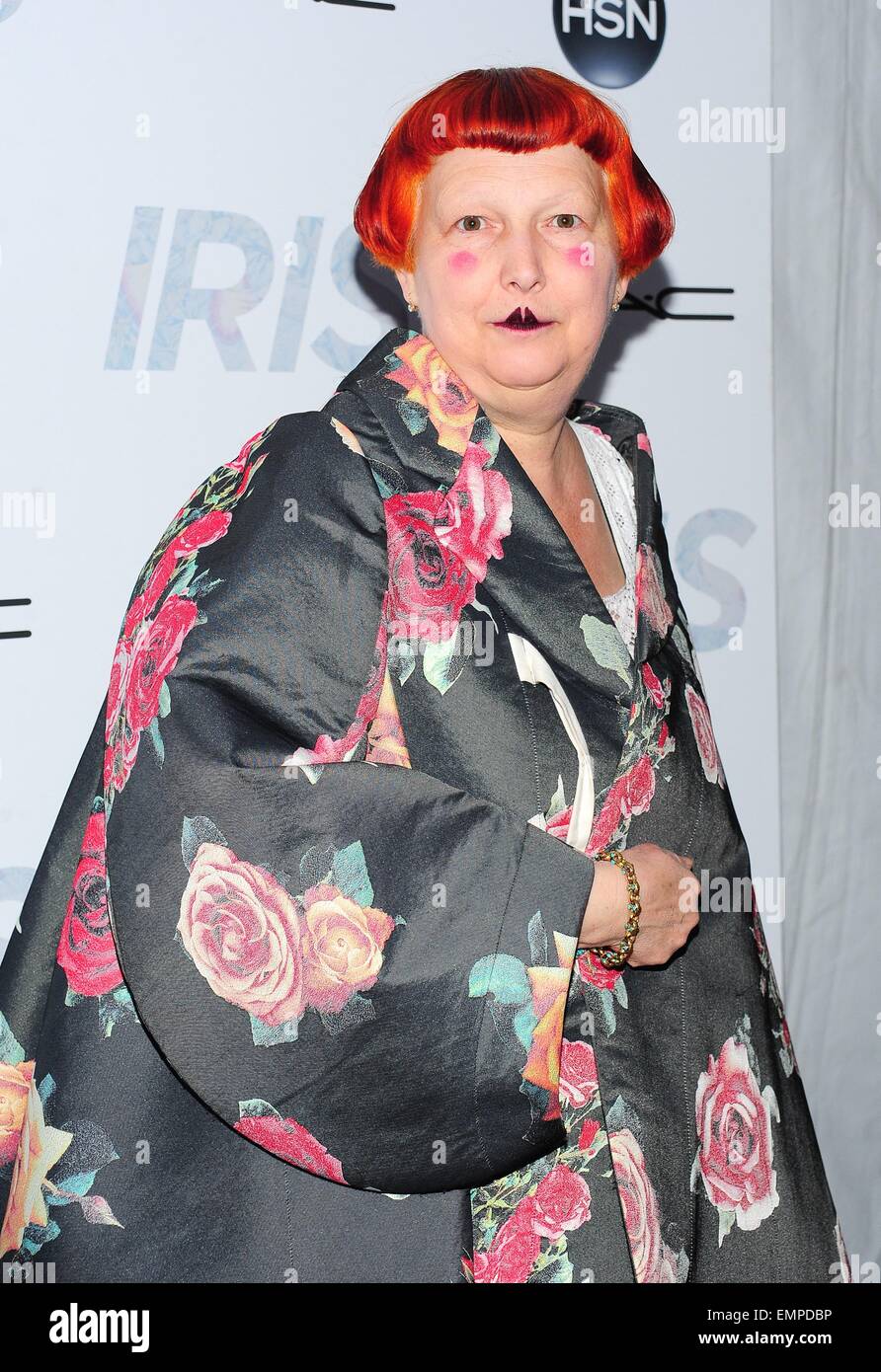 New York, NY, USA. 22nd Apr, 2015. Lynn Yaeger at arrivals for IRIS ...