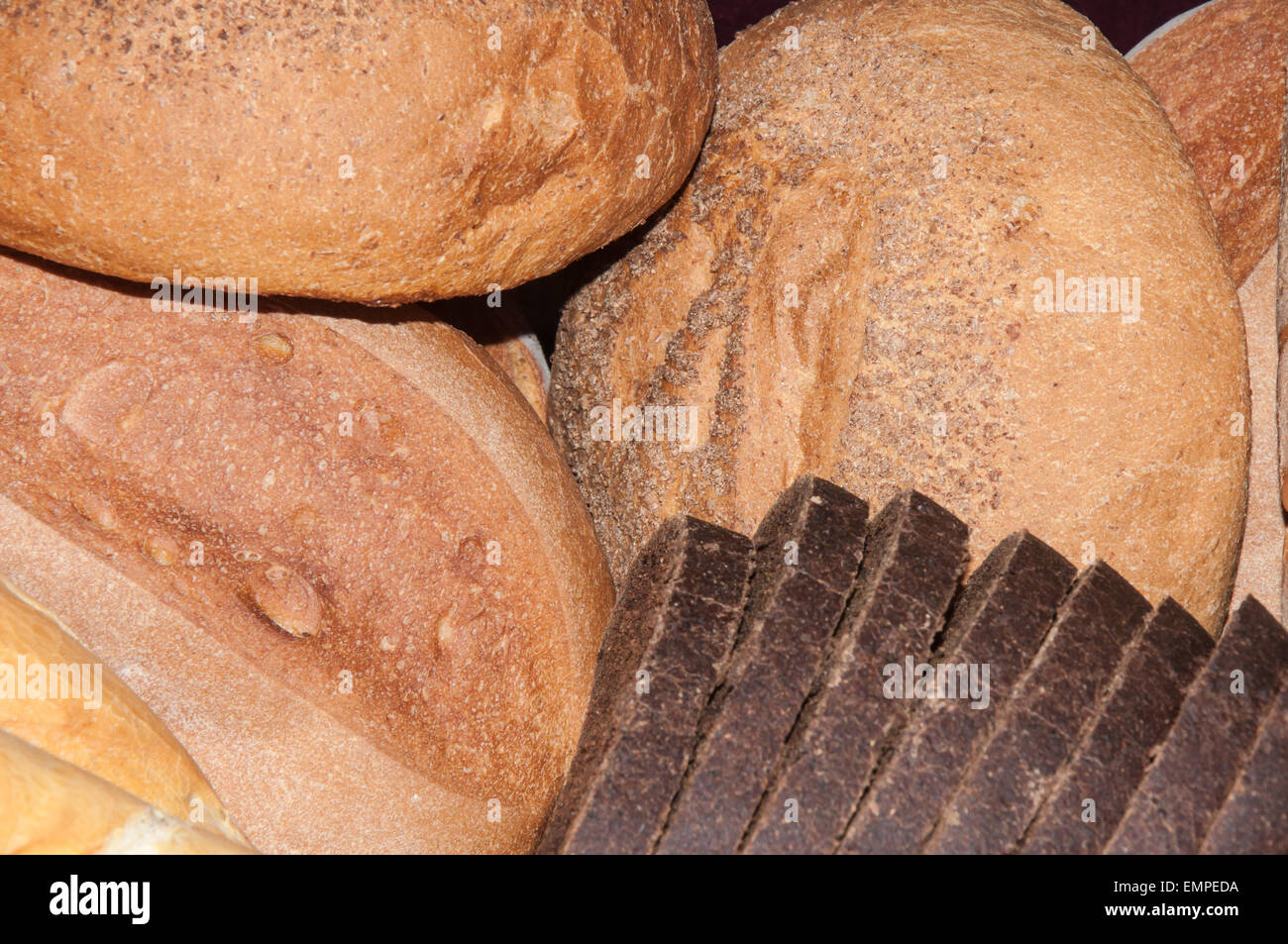 Freshly baked bakery products of durum wheat Stock Photo - Alamy