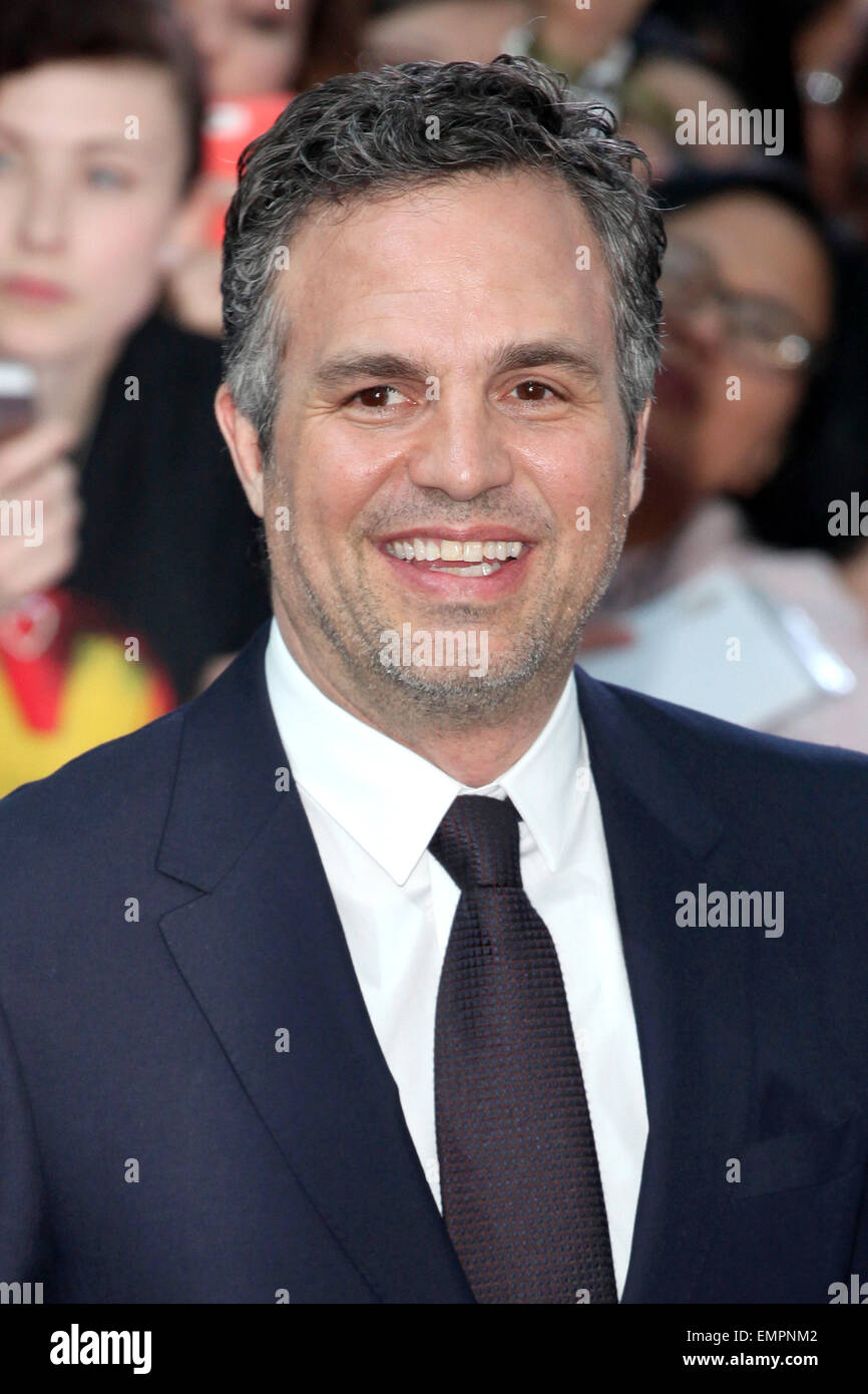 Mark Ruffalo arriving for the Avengers: Age Of Ultron premiere, at ...