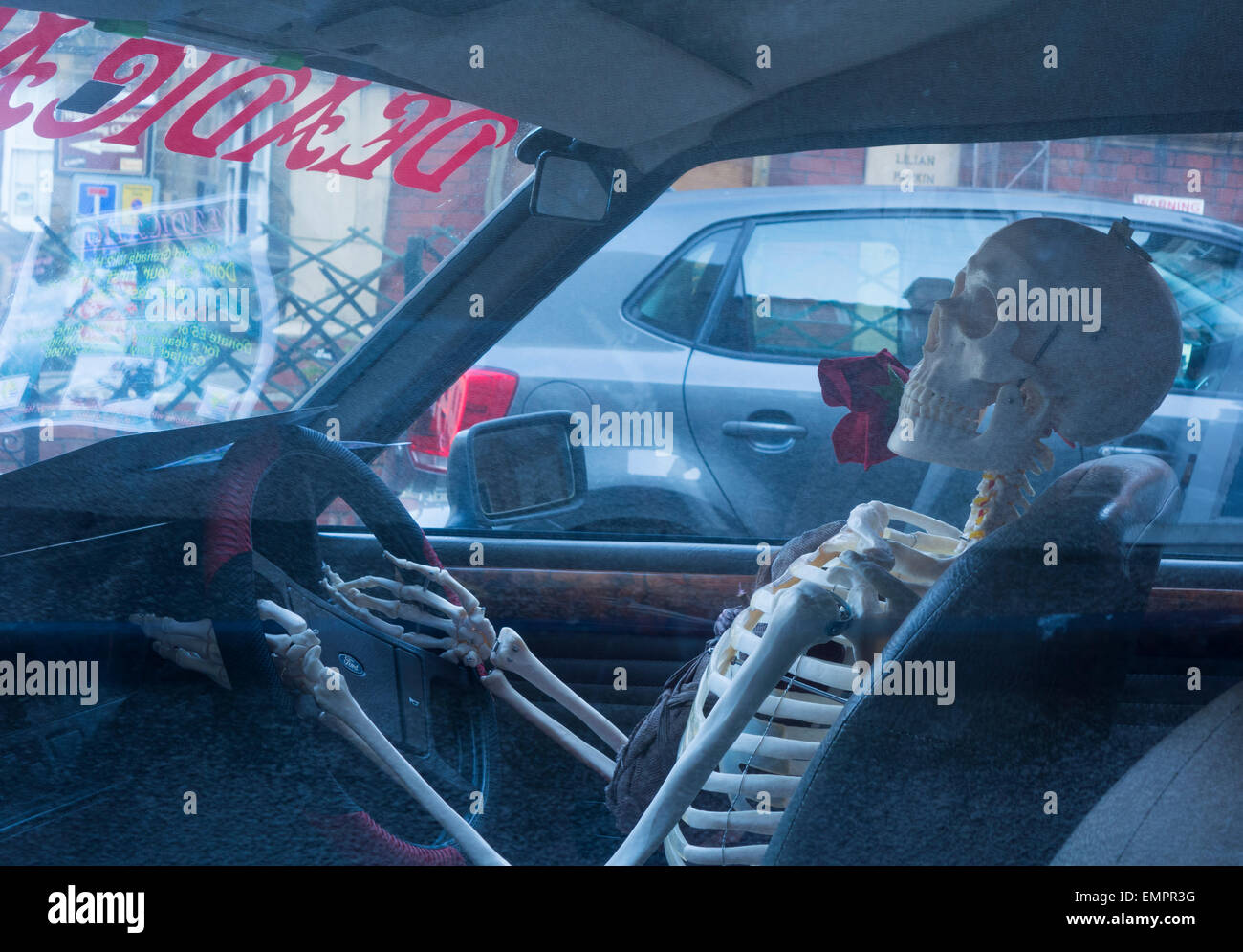 Whitby, North Yorkshire, UK. 23rd Apr, 2015. Weather: Skeleton at the ...