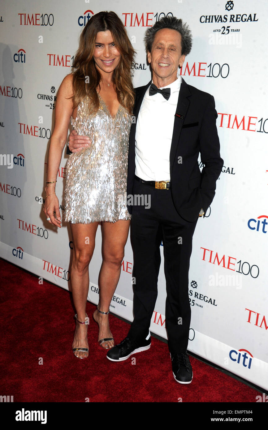Veronica Smiley and Brian Grazer attending the TIME 100 Gala, TIME's ...