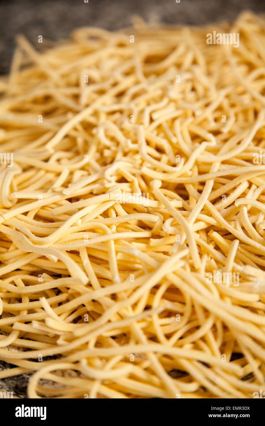 Closeup Of Boiled Spaghetti Pasta Stock Photo - Alamy