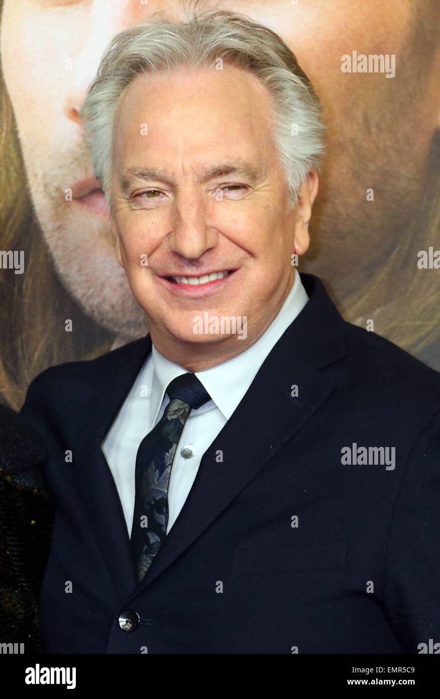 Berlin. 22nd Apr, 2015. British actor Alan Rickman attends the premiere ...