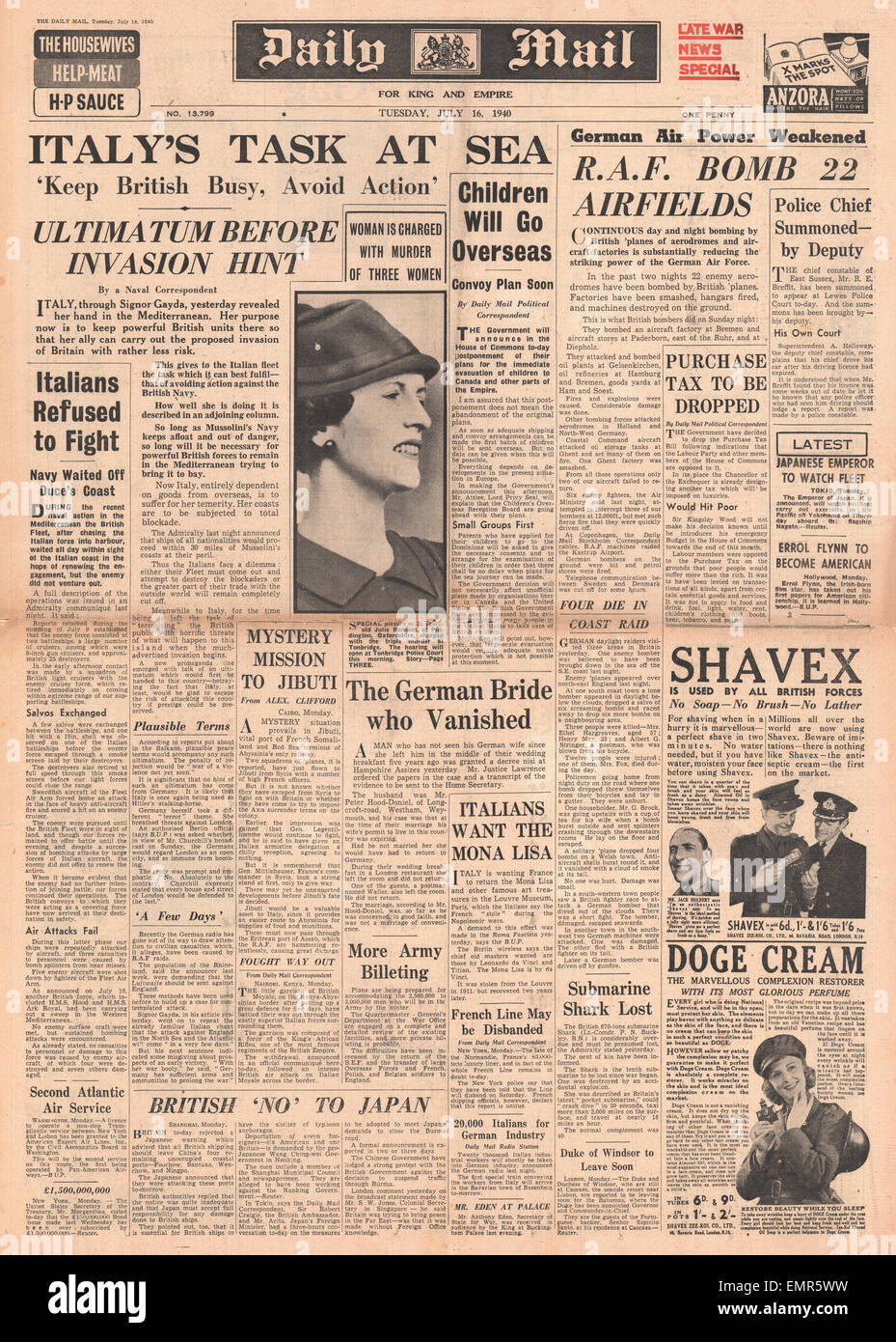 1940 front page Daily Mail Battle of Britain Stock Photo - Alamy 1940 front page Daily Mail Battle of Britain Stock Photo - Alamy