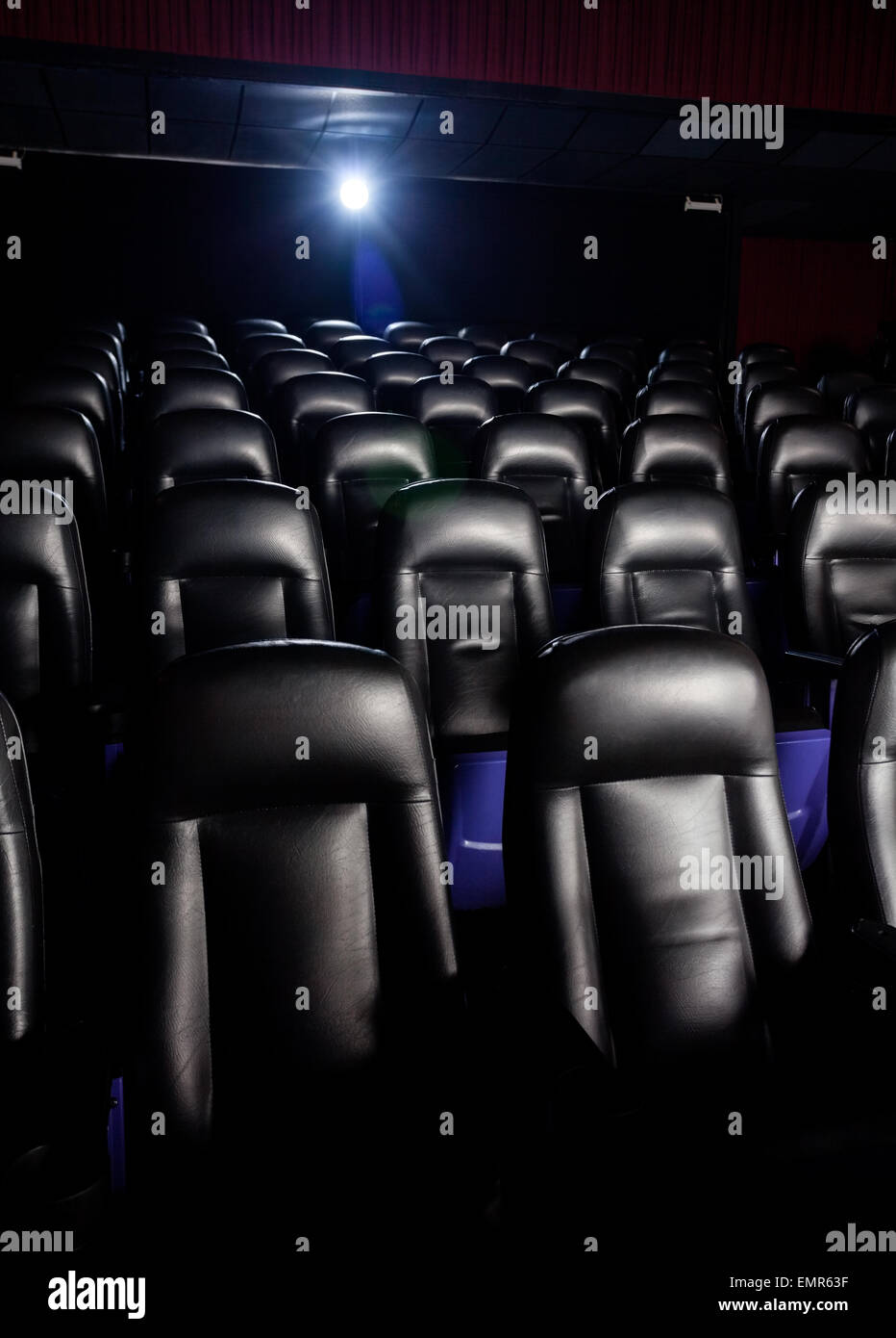Empty Cinema Theater Stock Photo - Alamy