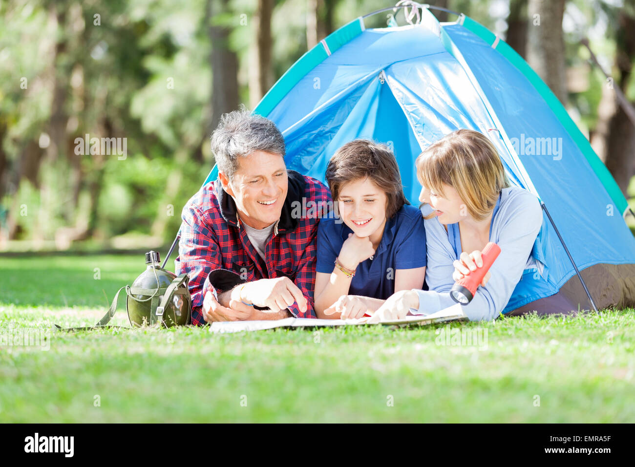 Camp family tent hi-res stock photography and images - Alamy