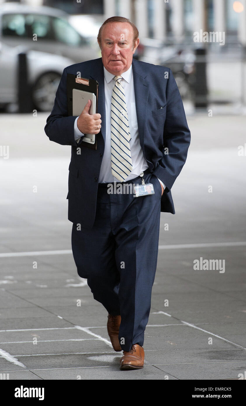 Arrivals at the BBC studios Featuring: Andrew Neil Where: London ...