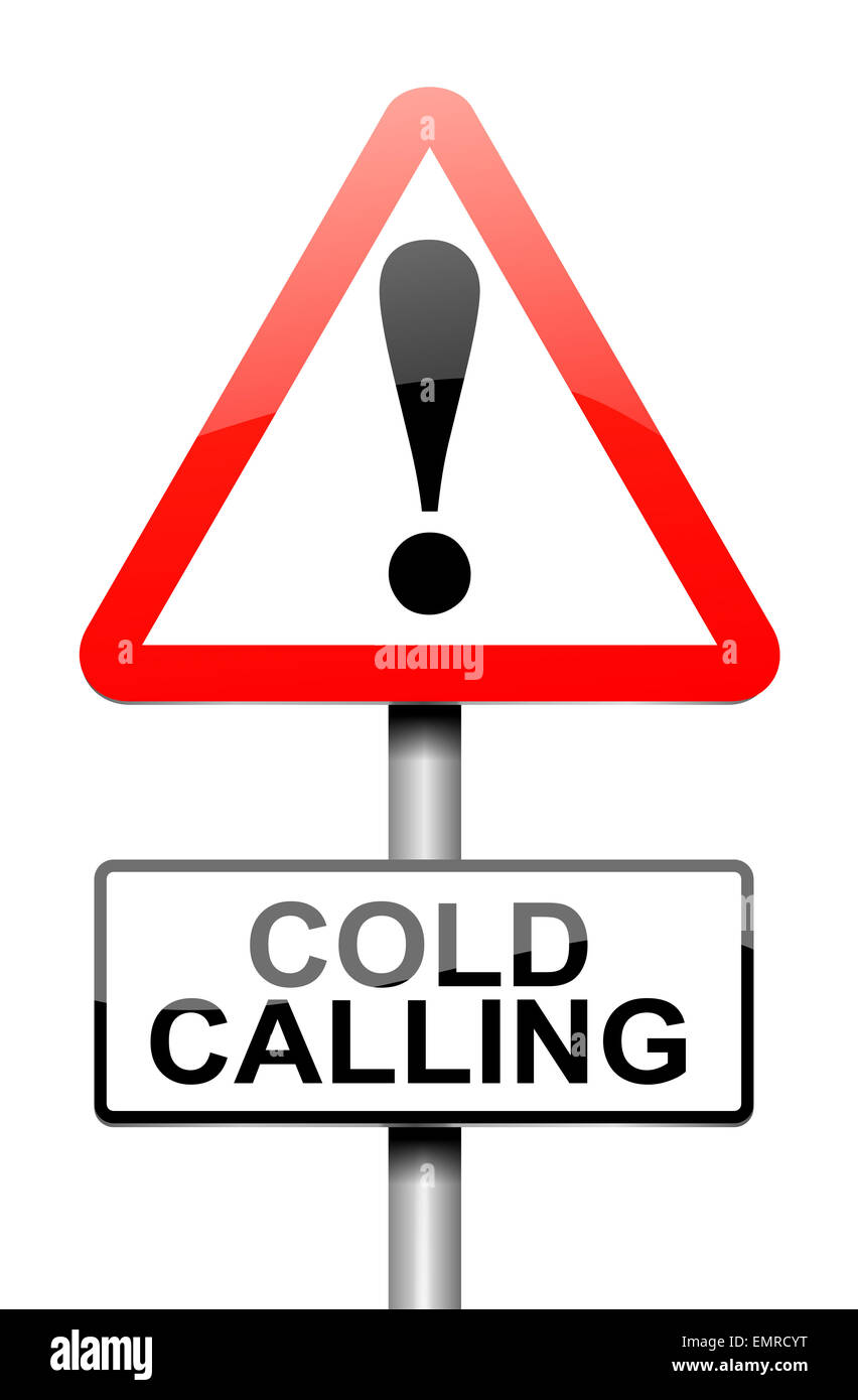 Cold calling sign hi-res stock photography and images - Alamy