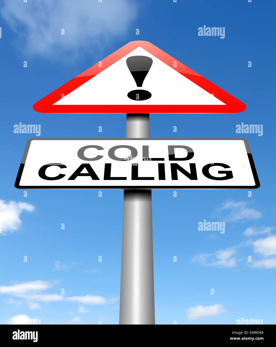 Cold calling sign hi-res stock photography and images - Alamy