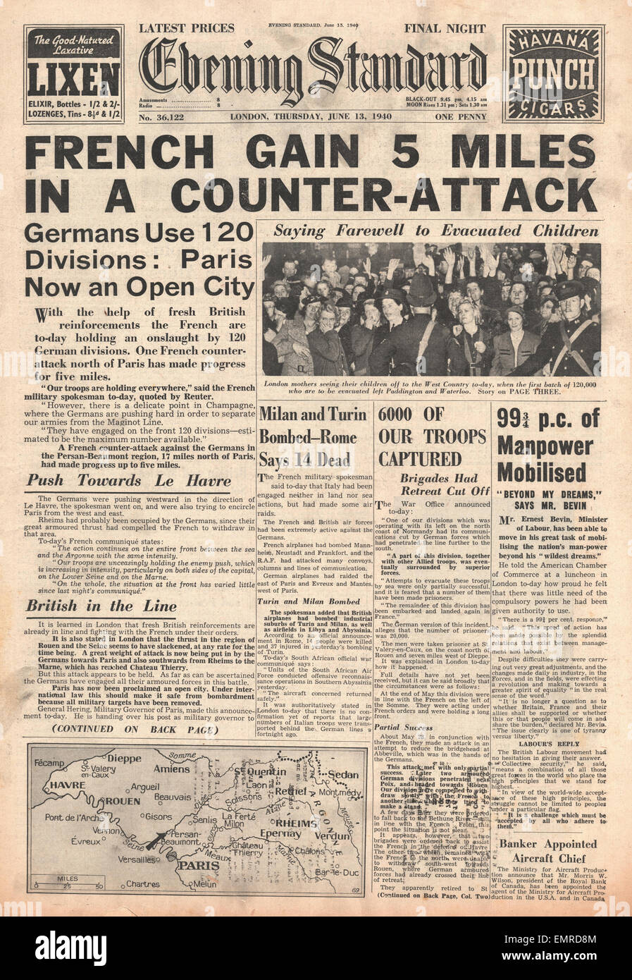 The french newspaper 1940 hi-res stock photography and images - Alamy