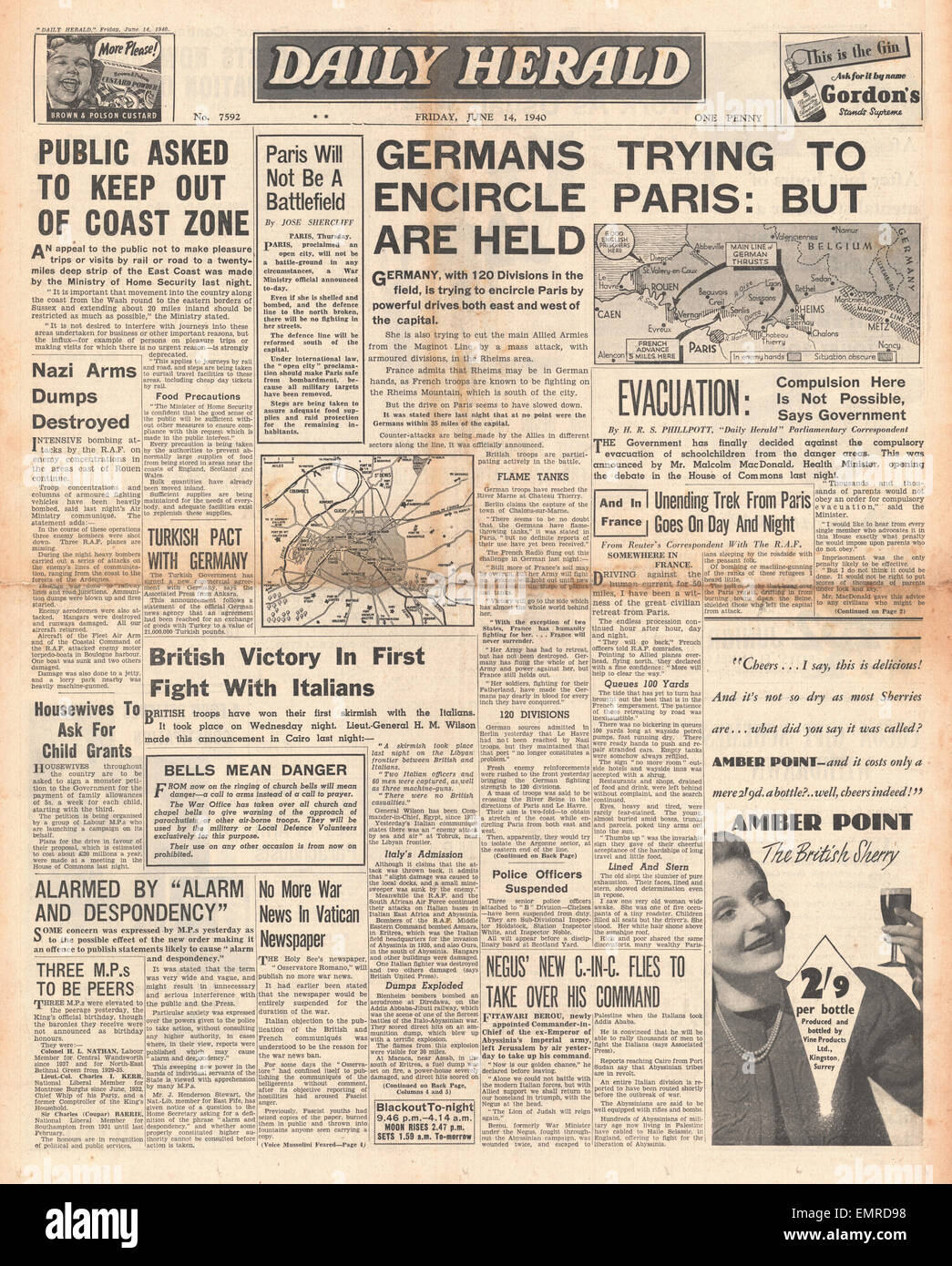 French newspaper 1940 hi-res stock photography and images - Alamy