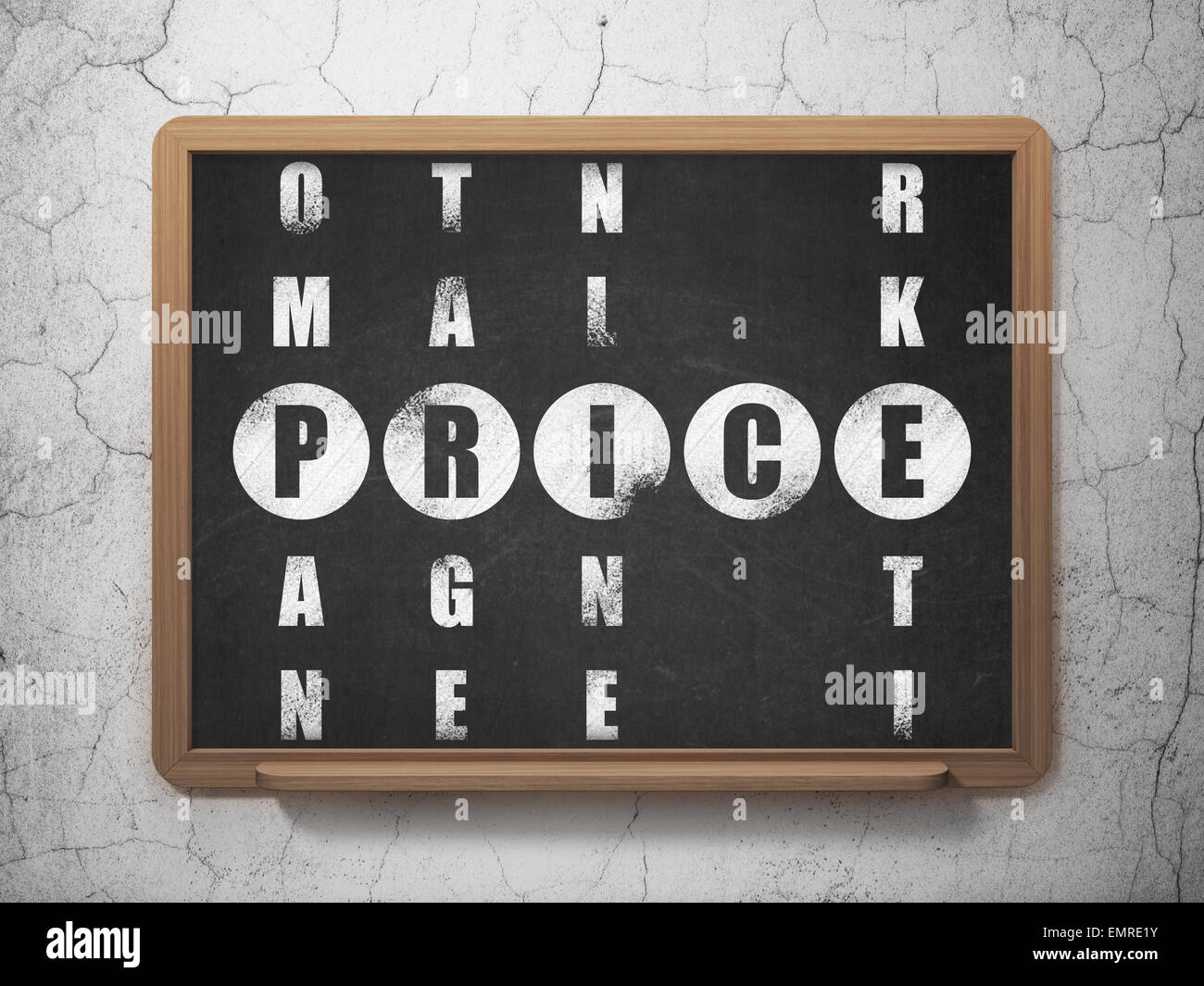 Advertising concept: word Price in solving Crossword Puzzle Stock Photo ...