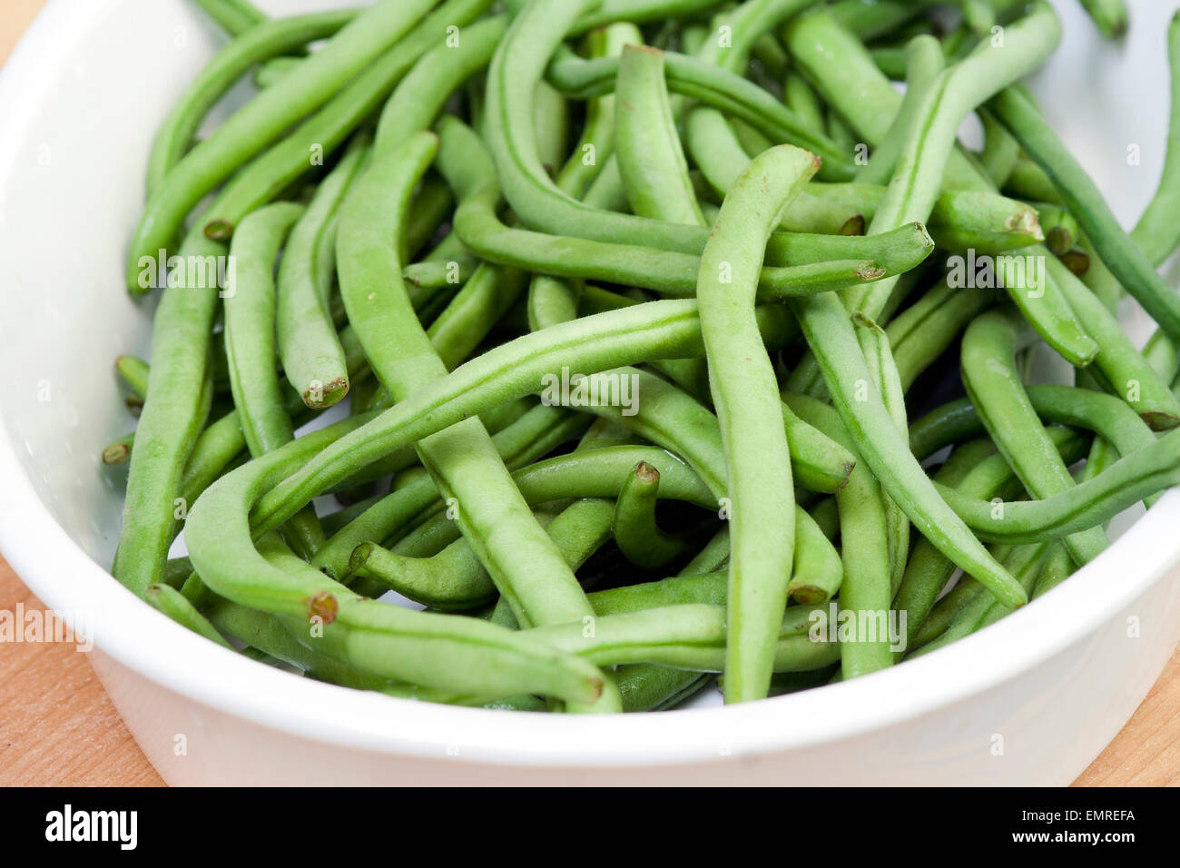 fresh green beans - small depth of focus Stock Photo - Alamy