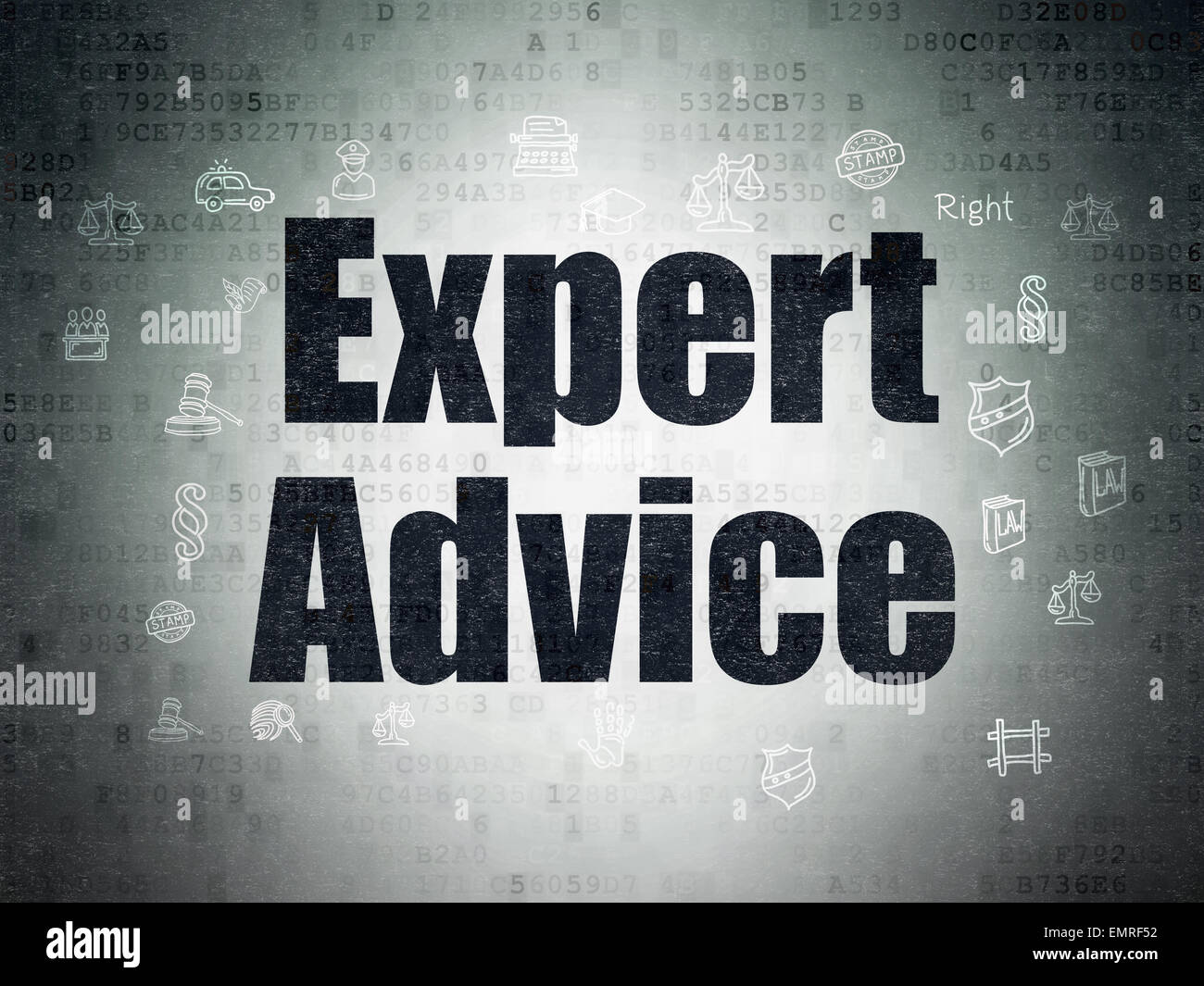 Law concept: Expert Advice on Digital Paper background Stock Photo - Alamy