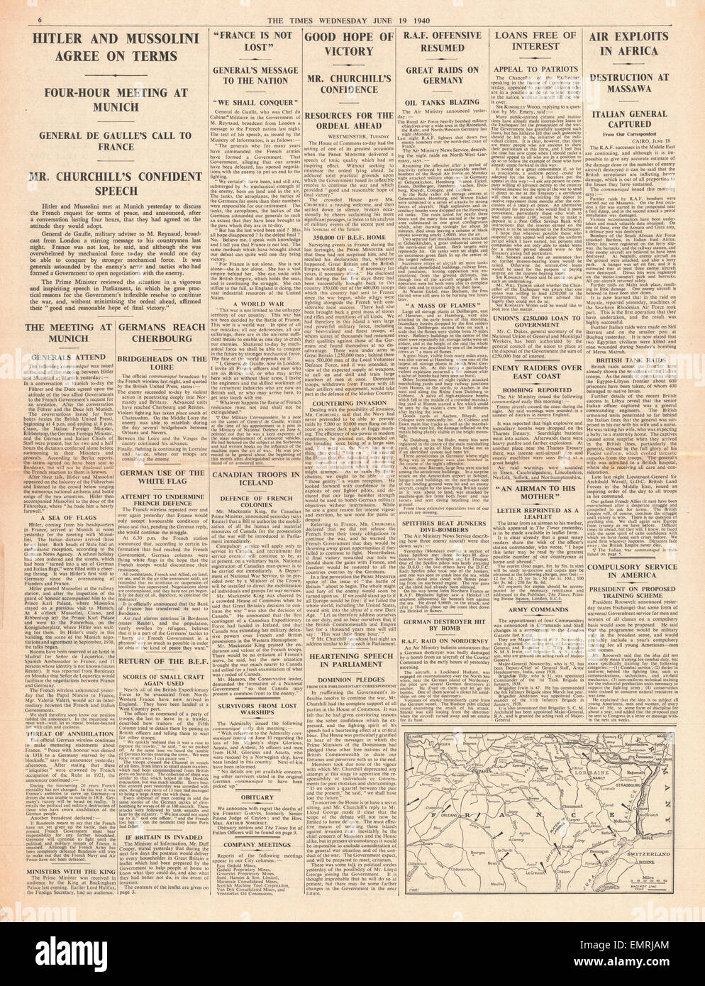 Hitler mussolini churchill hi-res stock photography and images - Alamy