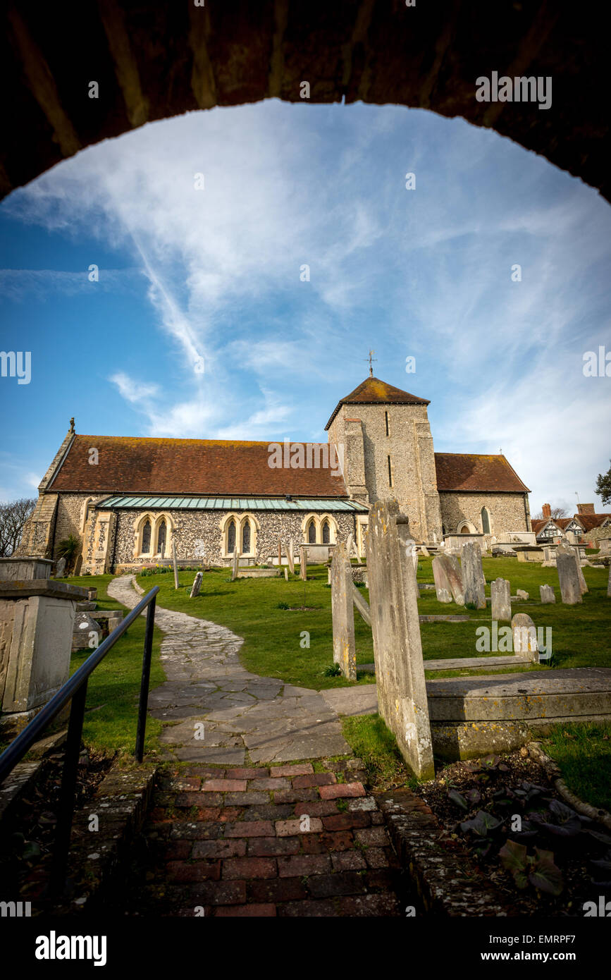 St Margaret's Church in Rottingdean Stock Photo - Alamy