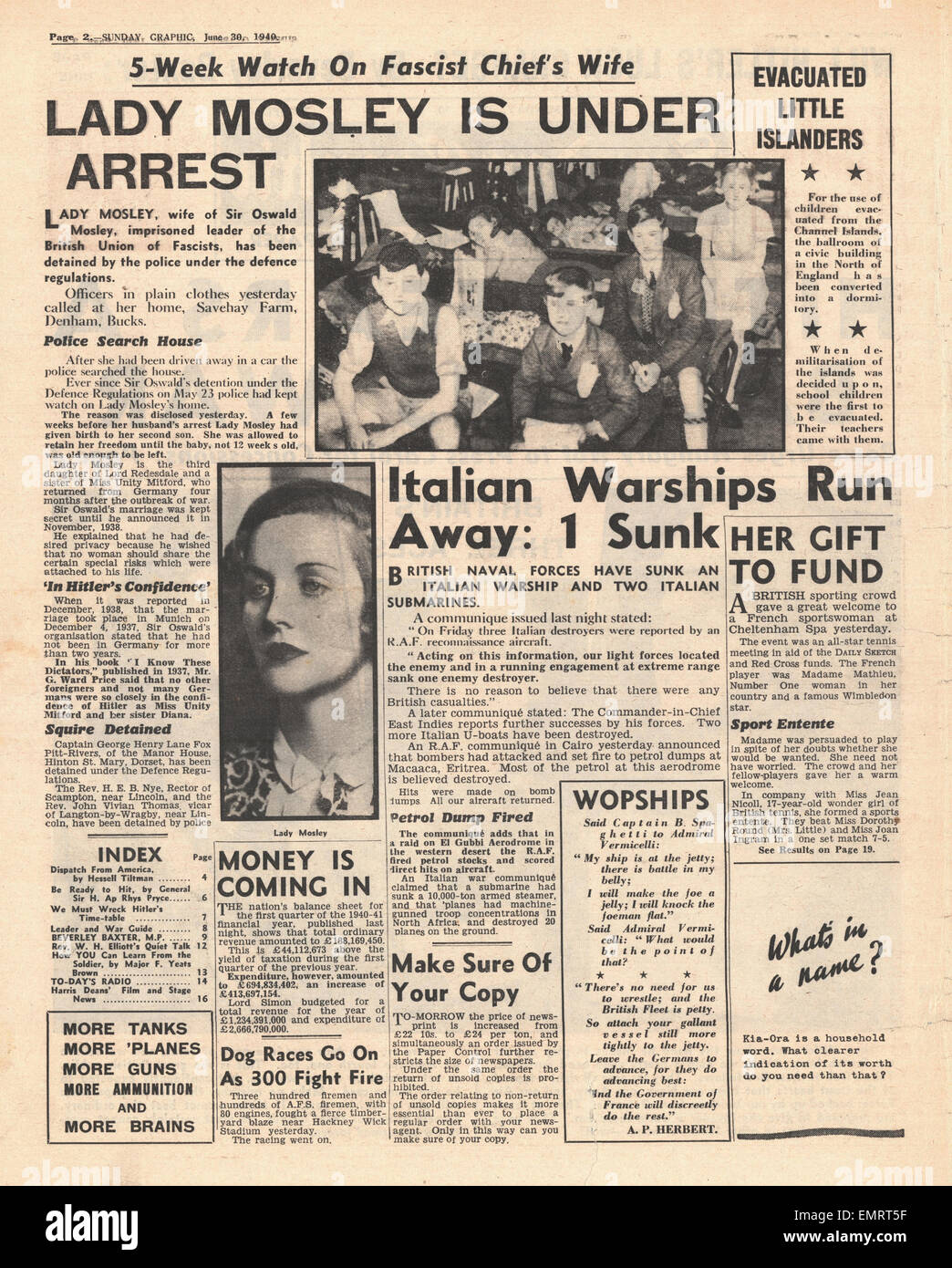 Lady oswald mosley hi-res stock photography and images - Alamy