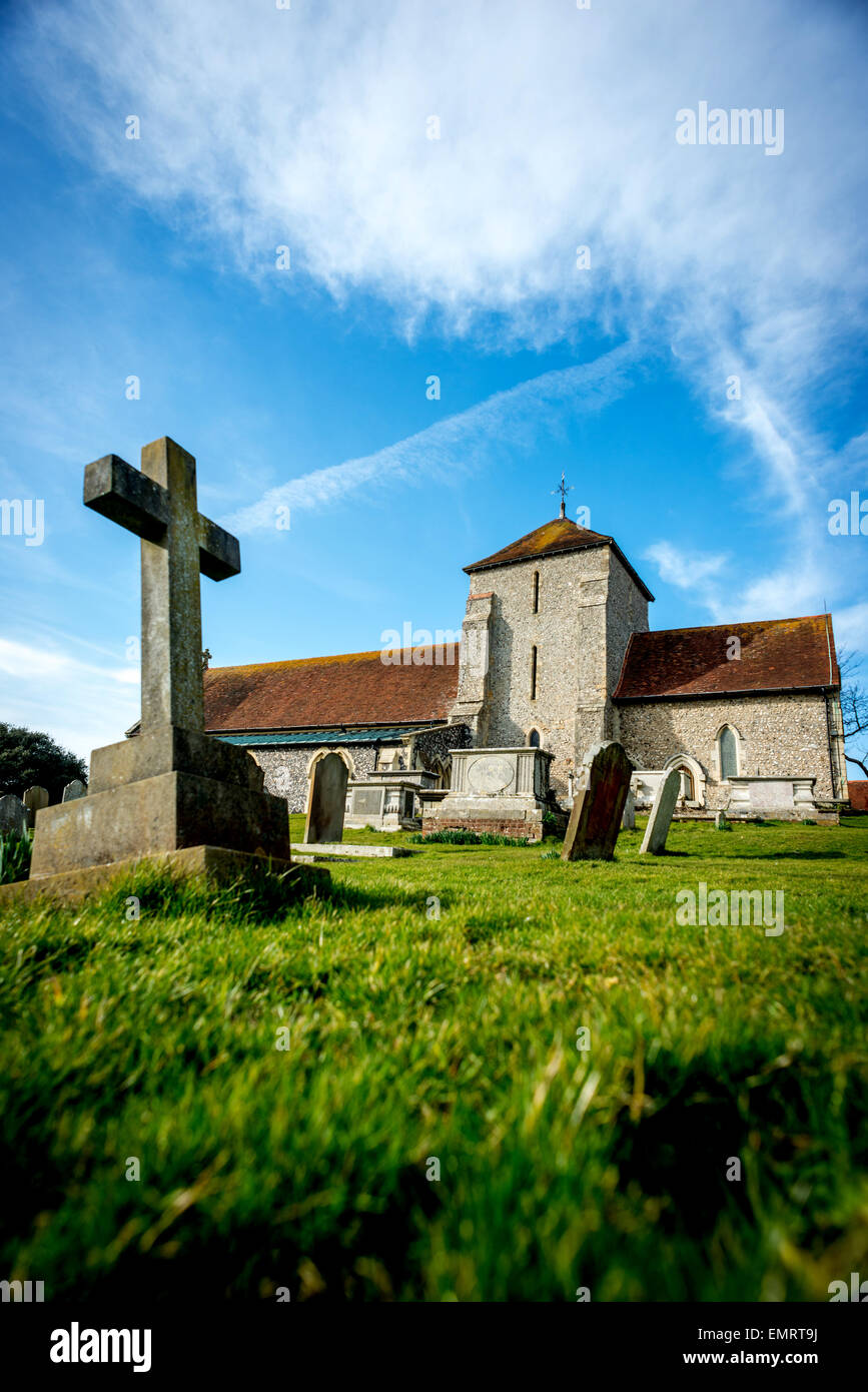 St Margaret's Church in Rottingdean Stock Photo - Alamy