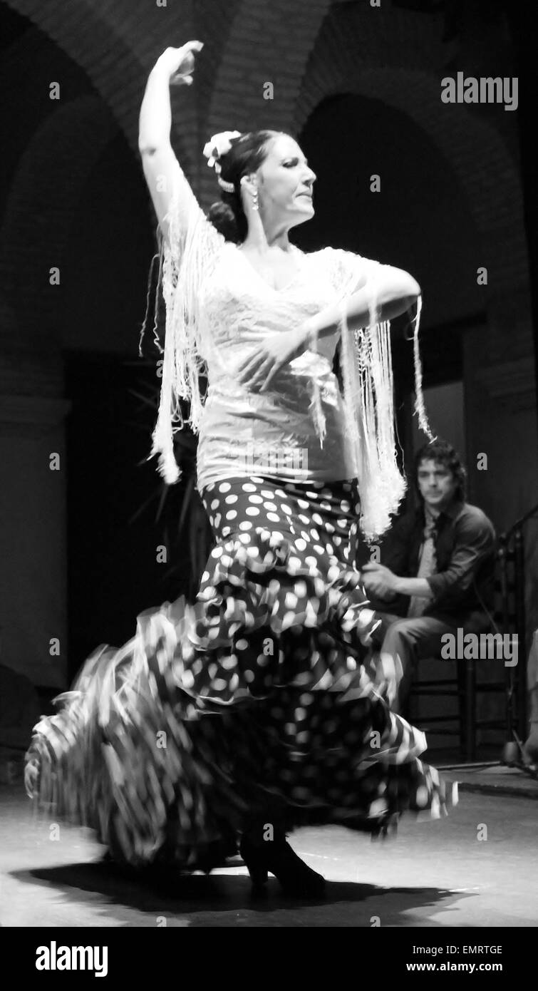 Flamenco spain pose Black and White Stock Photos & Images - Alamy