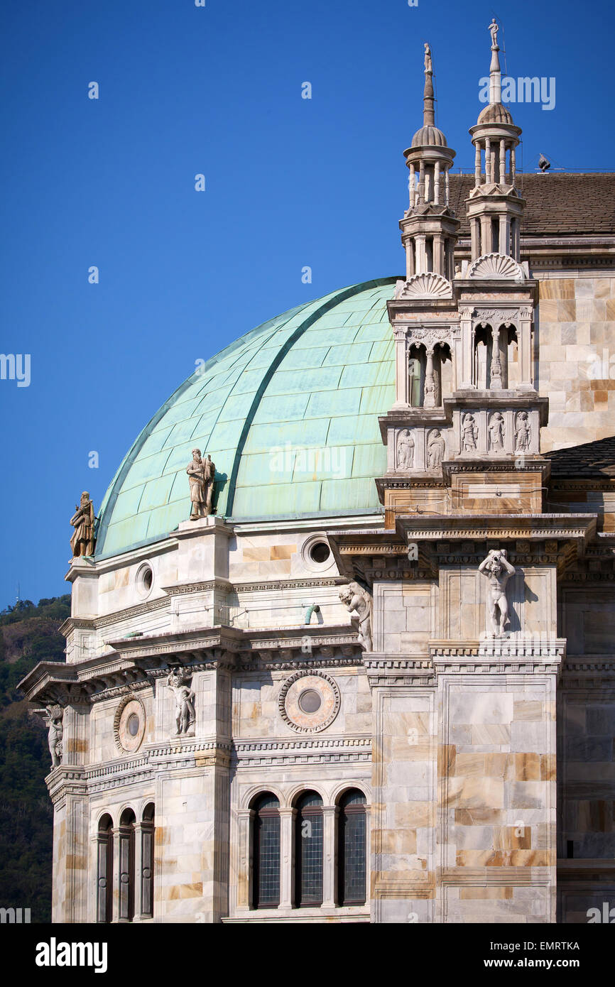 Medieval Como Cathedral on Lake Como in Lombardy, Italy Stock Photo - Alamy
