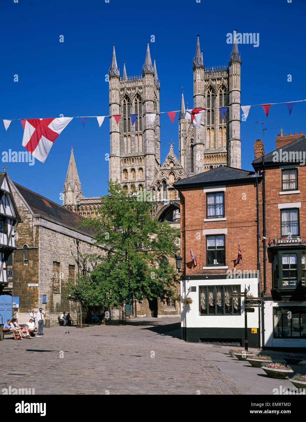 Lincoln Cathedral, Lincolnshire, England, UK Stock Photo - Alamy