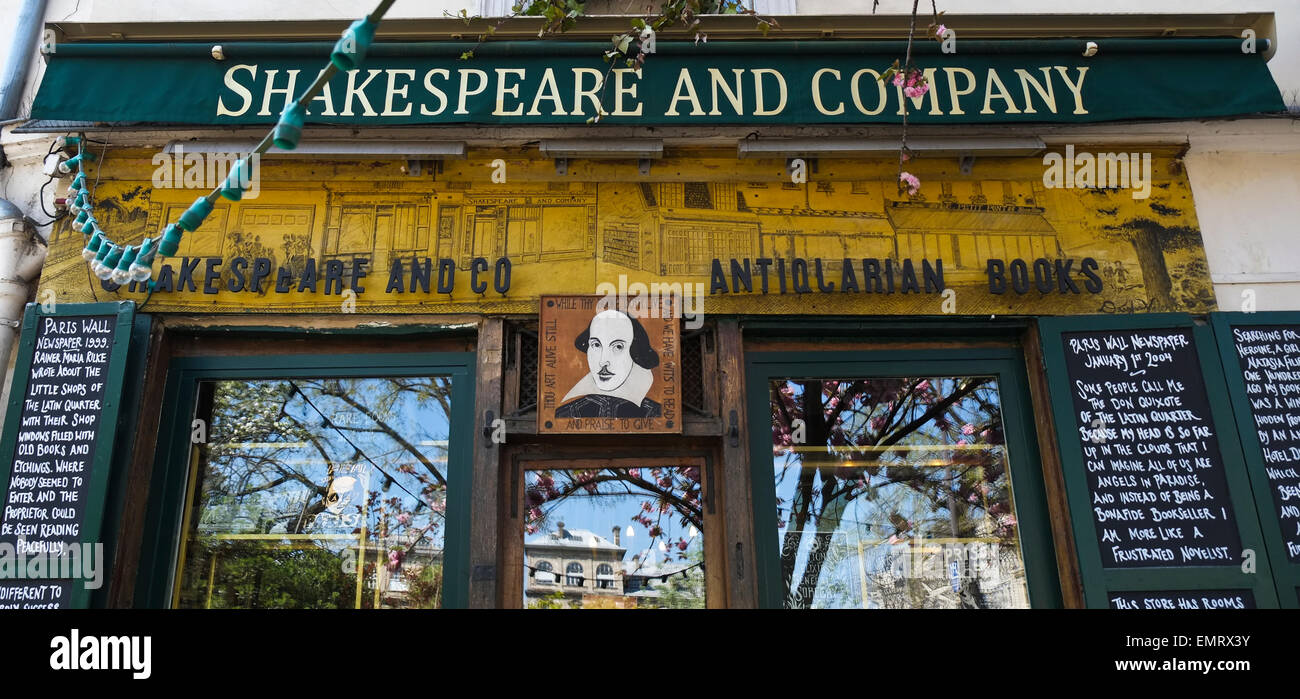 Shakespeare and Co, Paris Stock Photo - Alamy