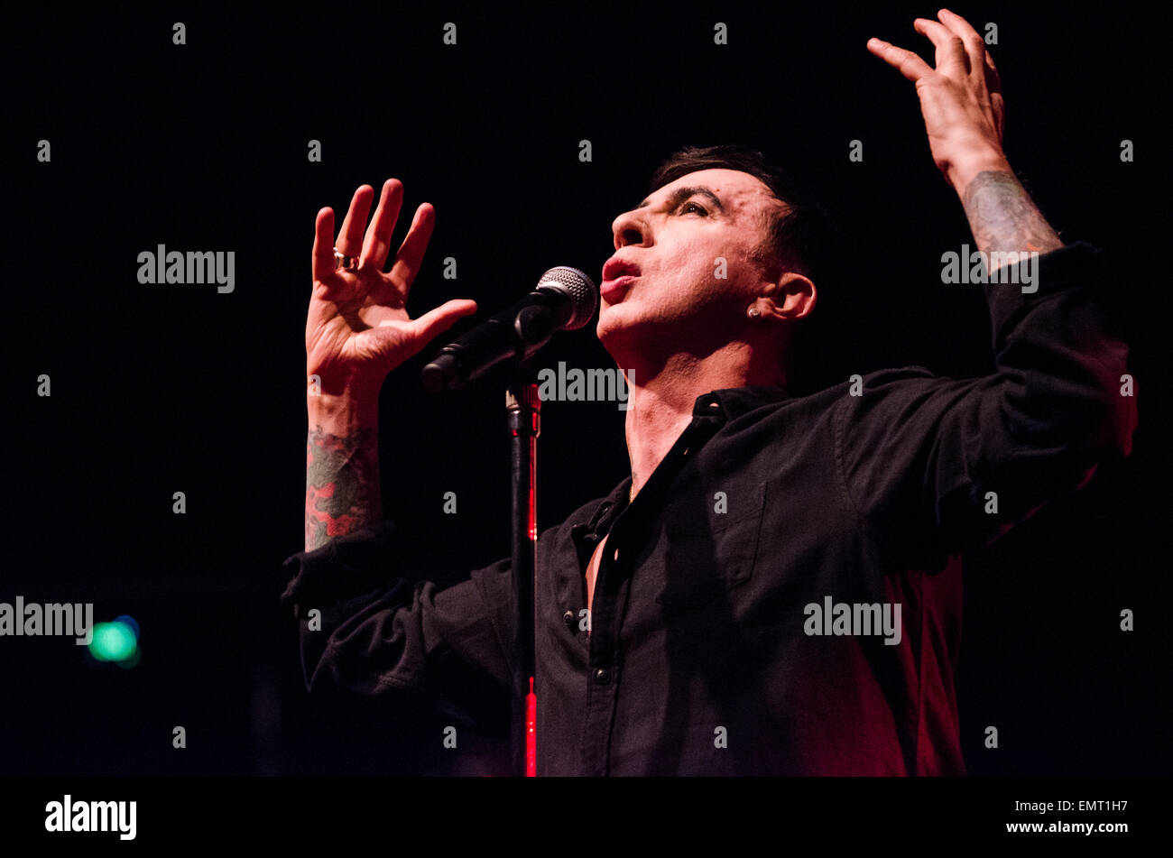 Brighton, UK. 21st Apr, 2015. Marc Almond, English singer-songwriter ...