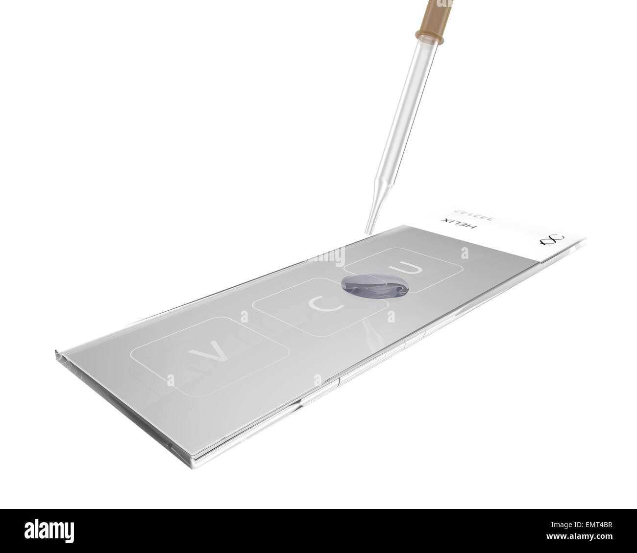 Smear for analysis Cut Out Stock Images & Pictures - Alamy