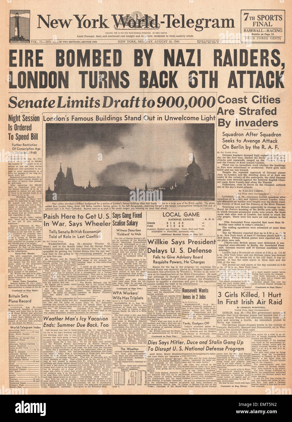 Second world war telegram britain hi-res stock photography and images ...