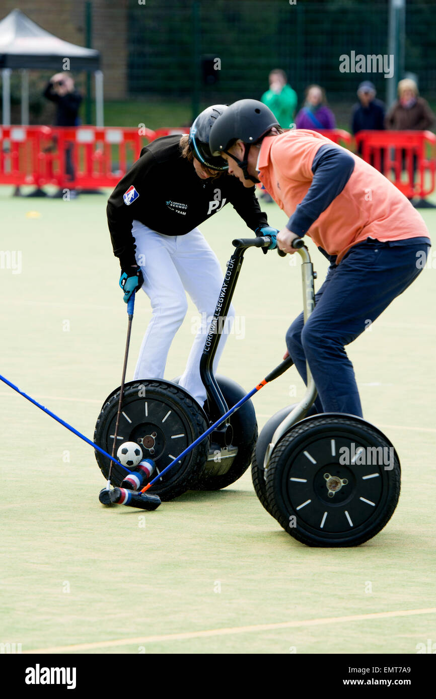 Segway Polo players Stock Photo - Alamy