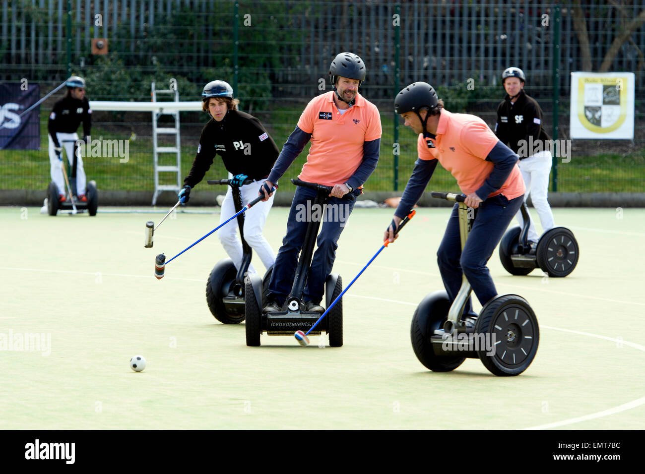 Segway Polo players Stock Photo - Alamy
