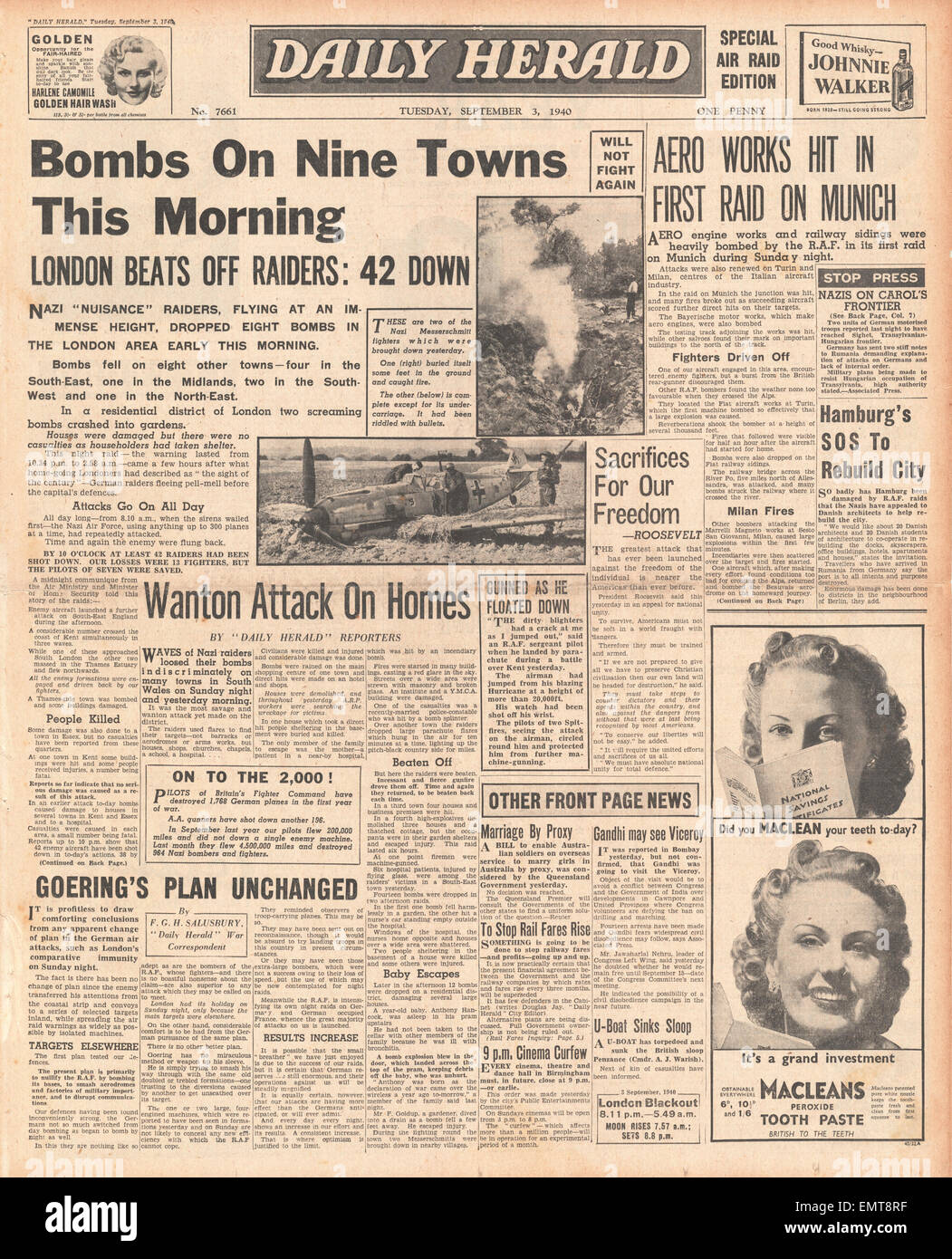 1940 luftwaffe air raids on britain hi-res stock photography and images ...