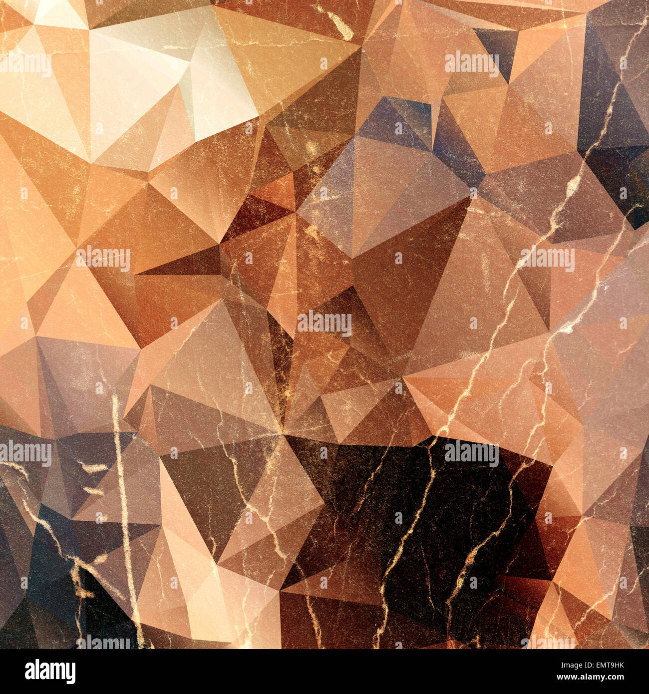 Brown polygonal vintage old background. Polygonal vintage background ...