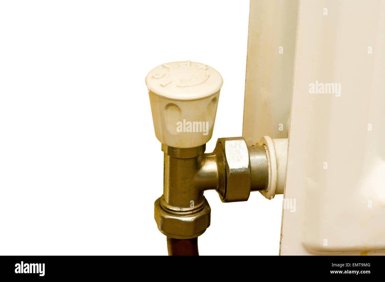 Radiator Water Inlet Valve Stock Photo - Alamy
